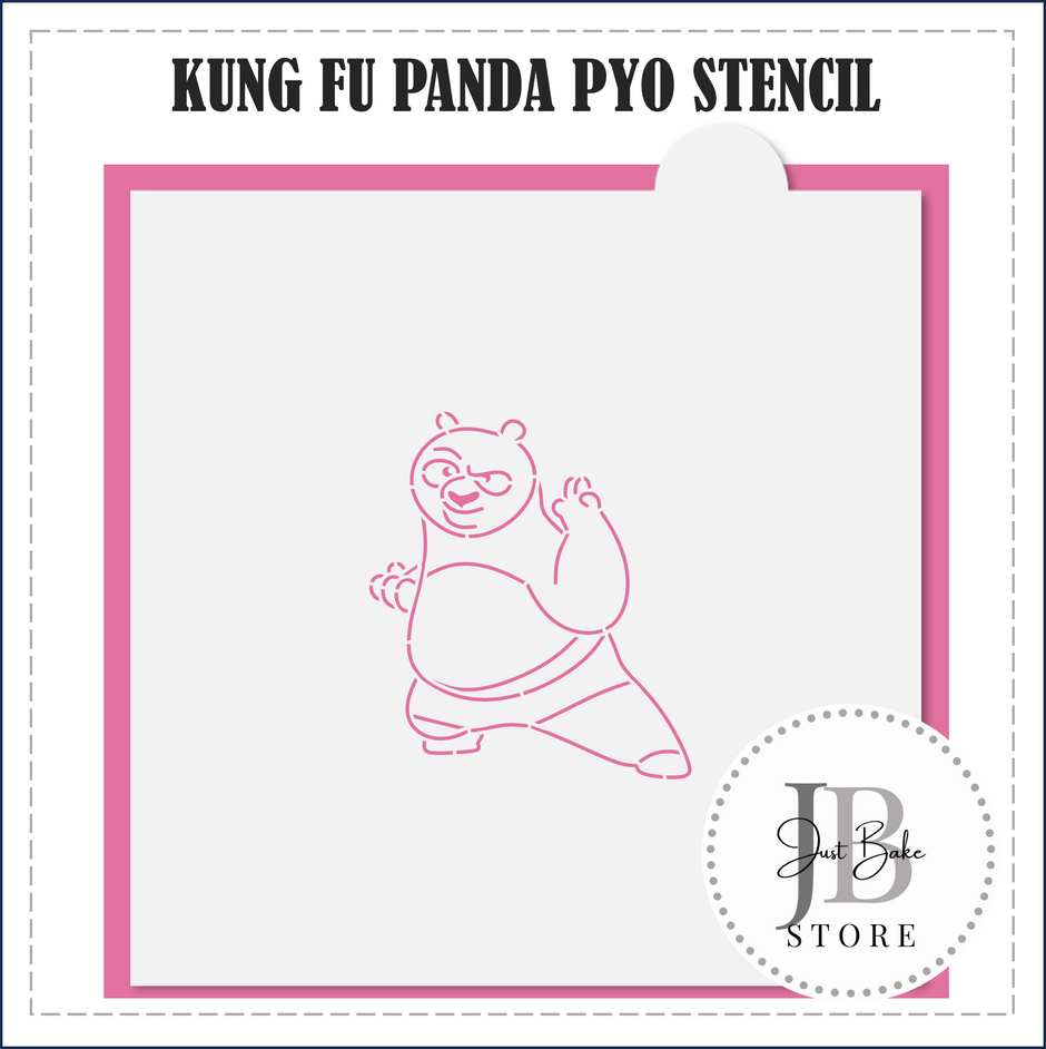 KUNG FU PANDA - STENCILS – justbakestore