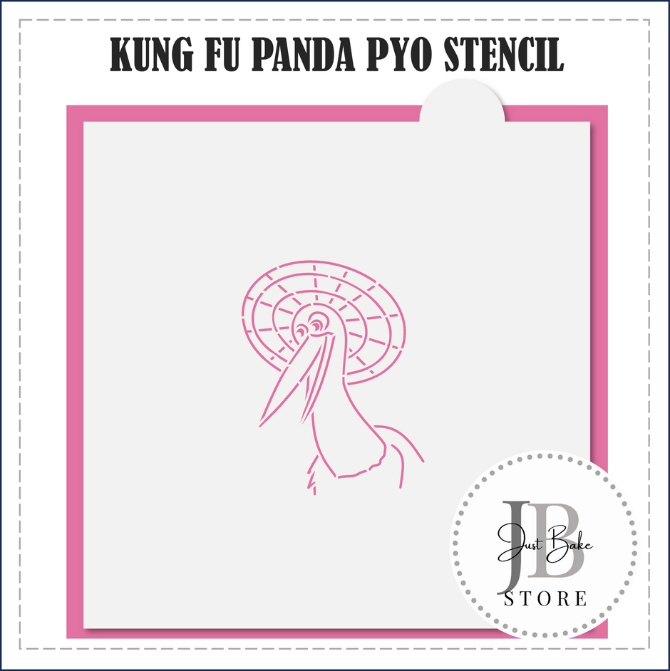 KUNG FU PANDA - STENCILS – justbakestore