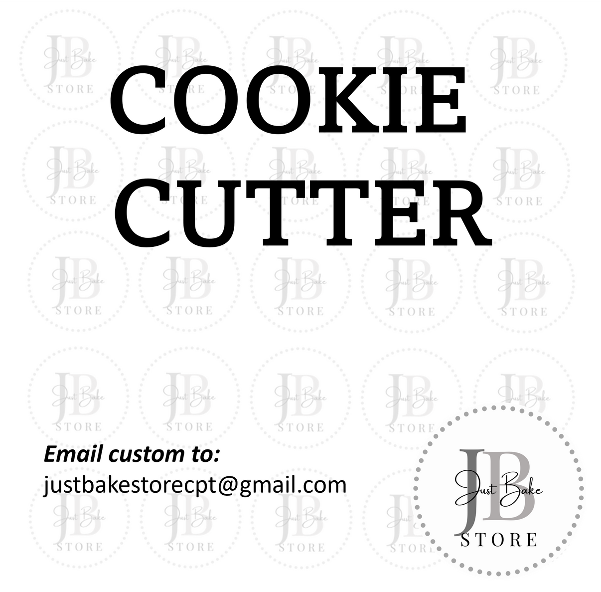 CUSTOM COOKIE CUTTER – justbakestore